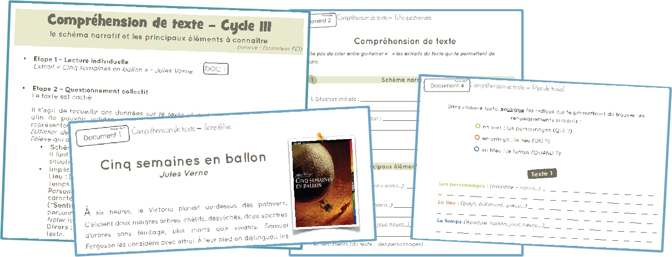 [Lecture] Compréhension de texte – Cycle 3 – Mon école