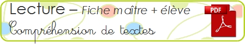[Lecture] Compréhension de texte – Cycle 3 – Mon école