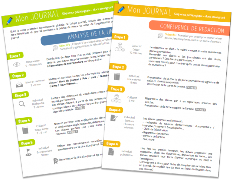 article de journal – Mon école