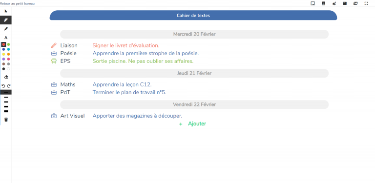 Des outils pour TBI dans Le Petit Bureau – Mon école