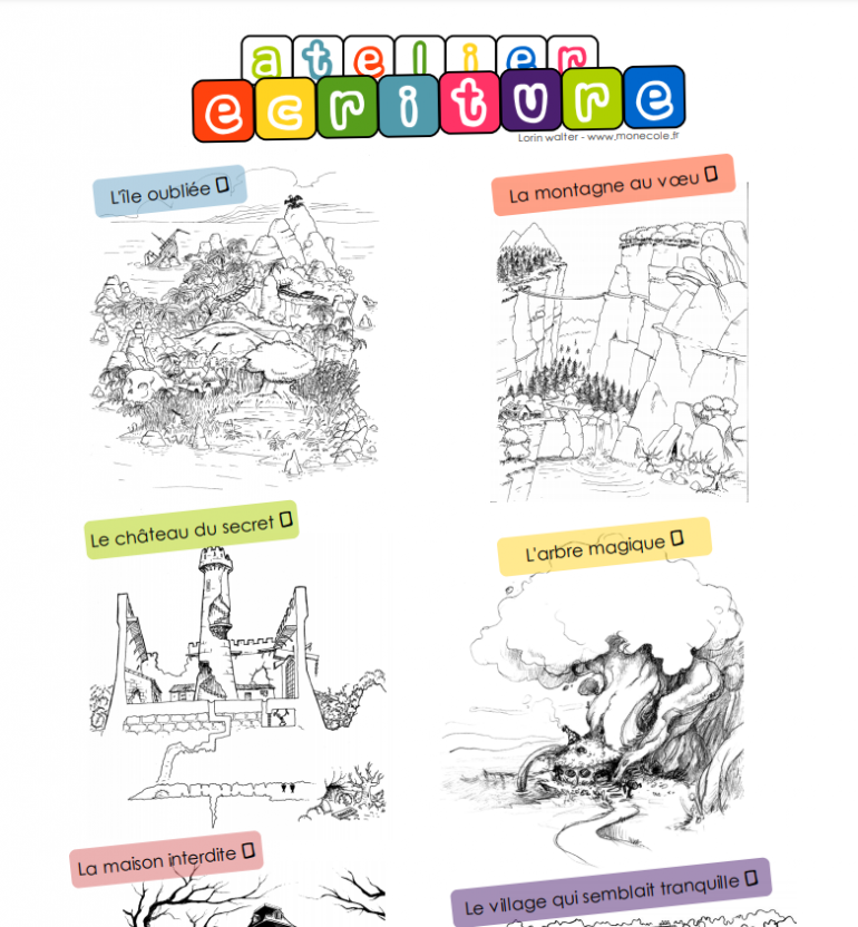 [Ecriture] Atelier d’écriture au cycle 3 – Mon école