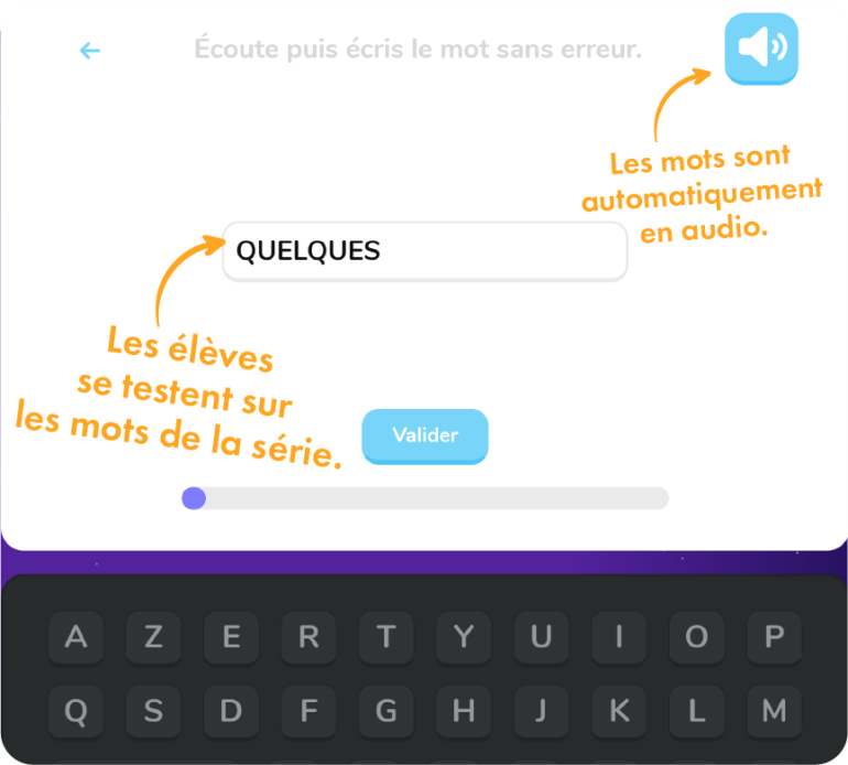 [Motoufo] Apprendre les listes de mots – Mon école